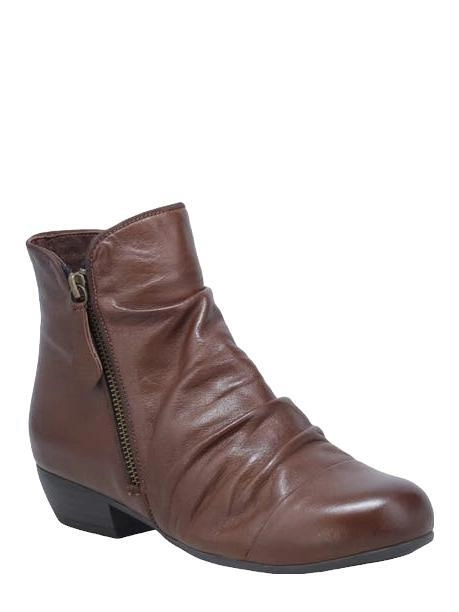 Miz Mooz Cammi Leather Bootie - Brown