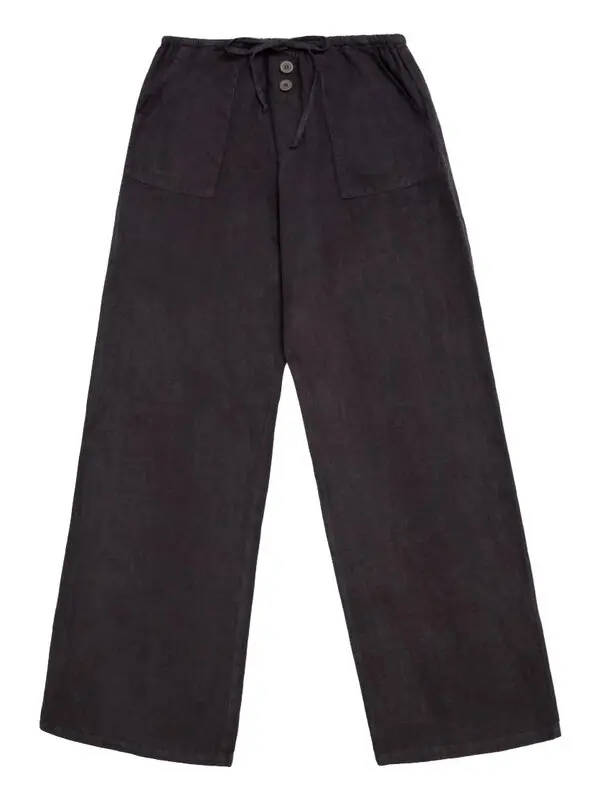 ODDLI Linen Pants - Black