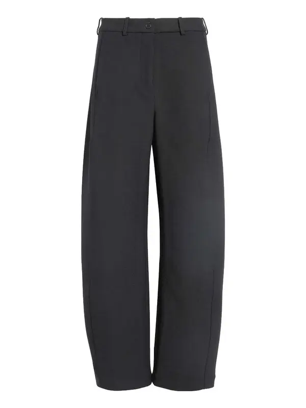 Stine Goya Sharp Pleat Wide Leg Pants - Black