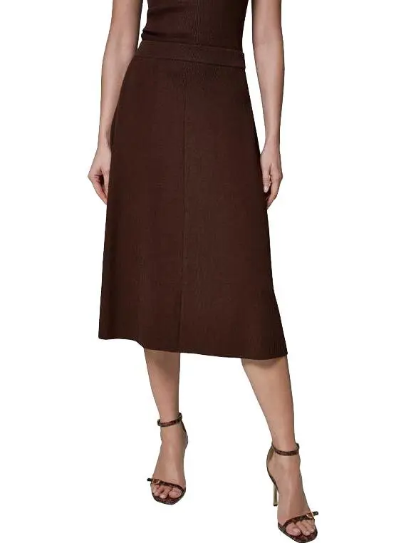 Donna Karan New York Midi Sweater Skirt - Canyon