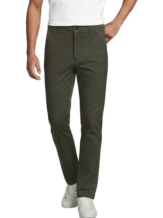 LANDS' END Knockabout Slim Fit Chino Pant - Forest Moss