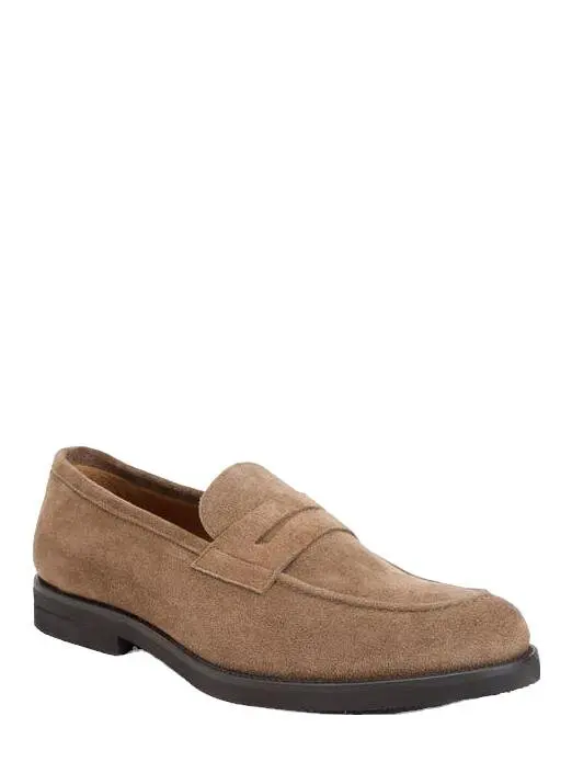 Bruno Magli Delfino Leather Penny Loafer - Taupe