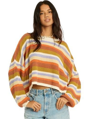 SISSTR REVOLUTION Keepin It Coastal Crew Sweater - Multi