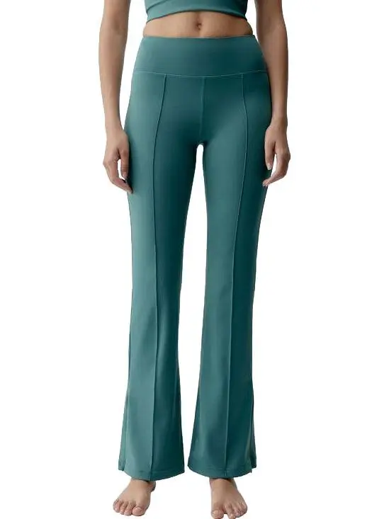 BORN LIVING YOGA Marina Performance Full-length Sports Legging - Cucumber