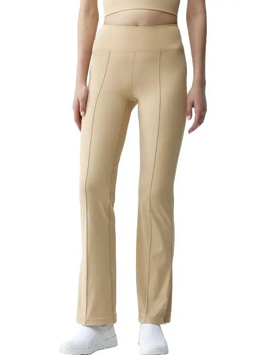 BORN LIVING YOGA Marina Performance Full-length Sports Legging - Straw