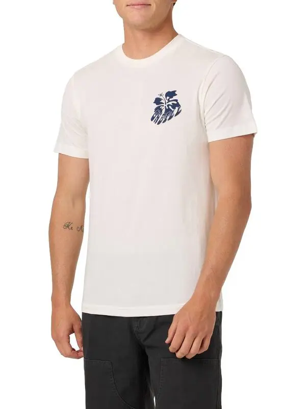 O'Neill Hibis Classic Cotton Graphic T-shirt - Tofu