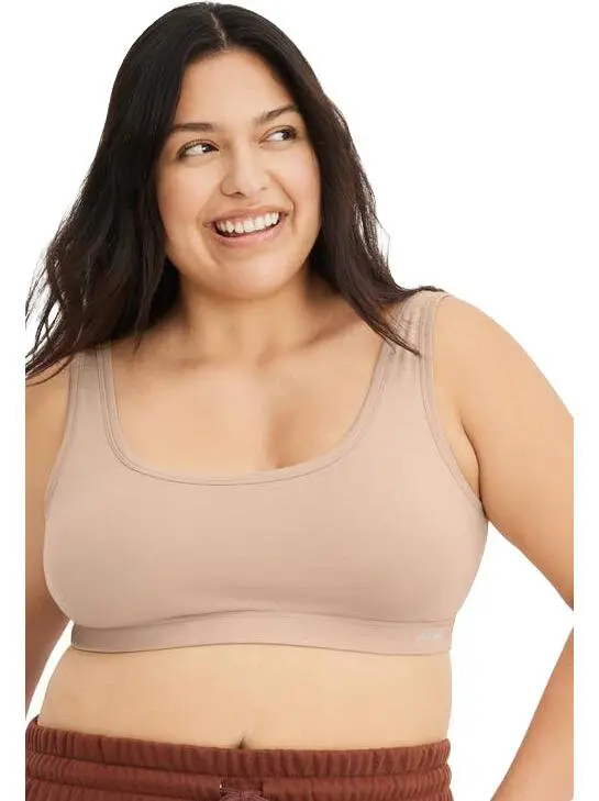 JOCKEY Organic Cotton Stretch Tank Strap Bralette - Light