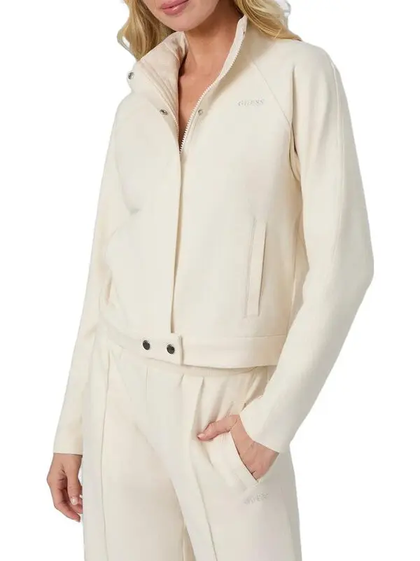 Guess Marilu Full Zip Jacket - Dark Ivory