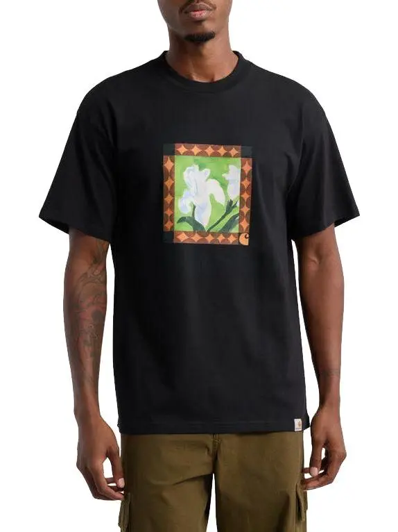 Carhartt Work In Progress Julia Klenovsky Organic Cotton Graphic T-shirt - Black