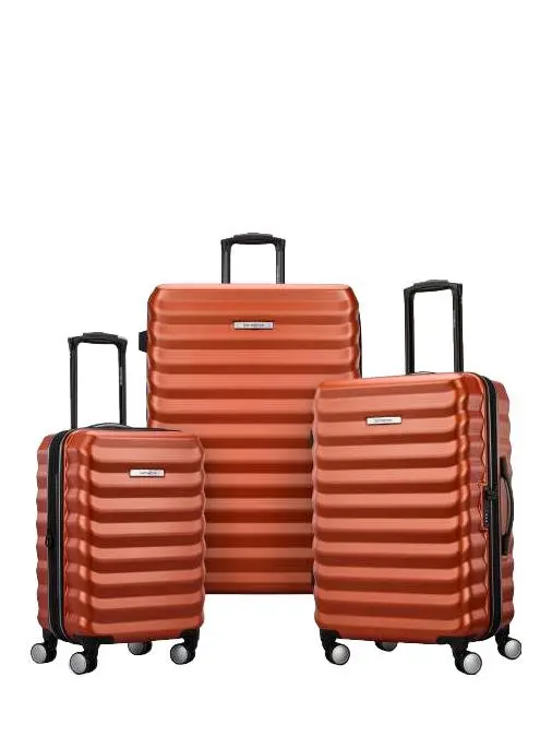 SAMSONITE Element Hardside Expandable 3 Piece Luggage Set - Copper Orange