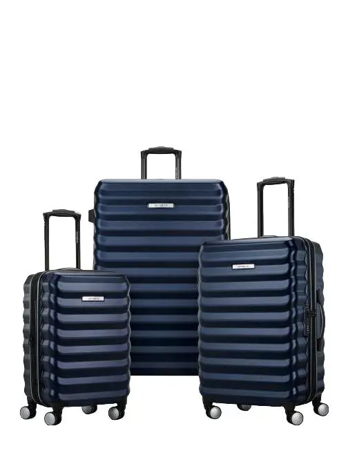 SAMSONITE Element Hardside Expandable 3 Piece Luggage Set - Navy