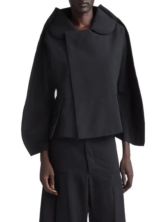 Comme Des Garçons Tropical Wool Jacket - Black