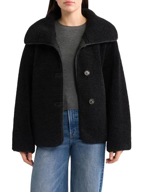 Bernardo Fleece Jacket - Blackblack