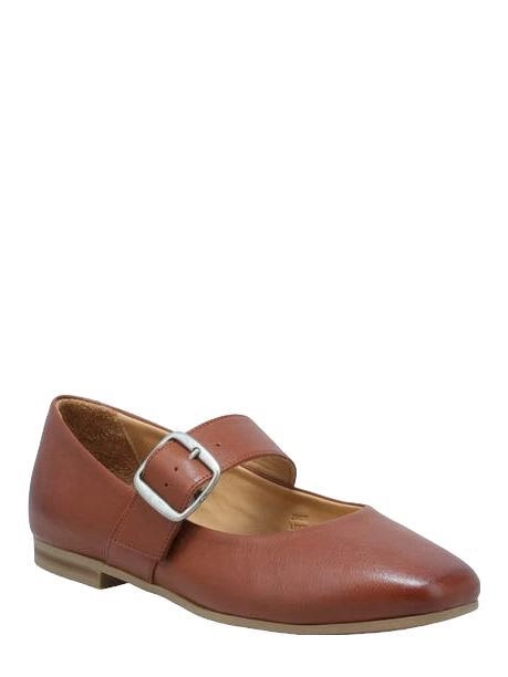 Miz Mooz Zadie Leather Mary Jane Flat - Brandy