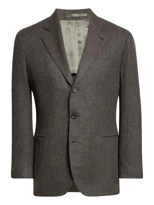 J. MUESER Waverly Cashmere Sport Coat - Olive