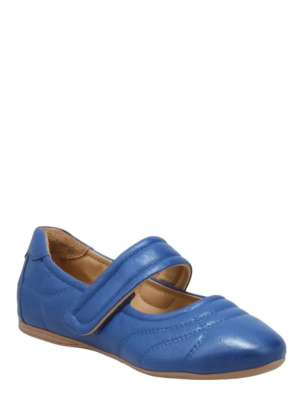 Miz Mooz Karin Leather Mary Jane Flat - Denim
