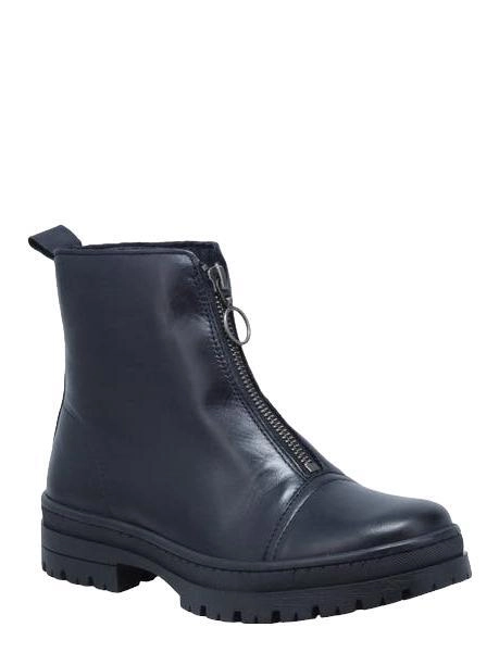 Miz Mooz Athena Leather Bootie - Black