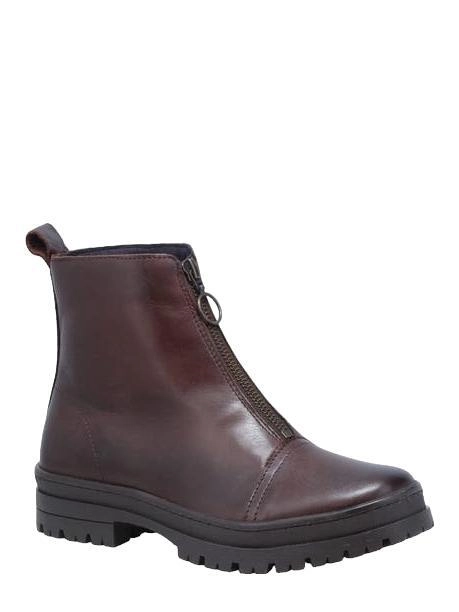Miz Mooz Athena Leather Bootie - Brown
