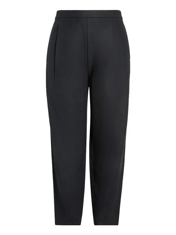Eileen Fisher Pleated Ankle Lantern Pants - Black