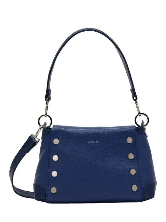 HAMMITT Bryant Medium Leather Crossbody Bag - Power Lunch/silver