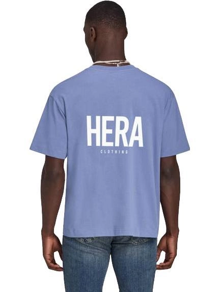 HERA Staple Short Sleeve Relaxed Fit T-shirt - Blue Dusk