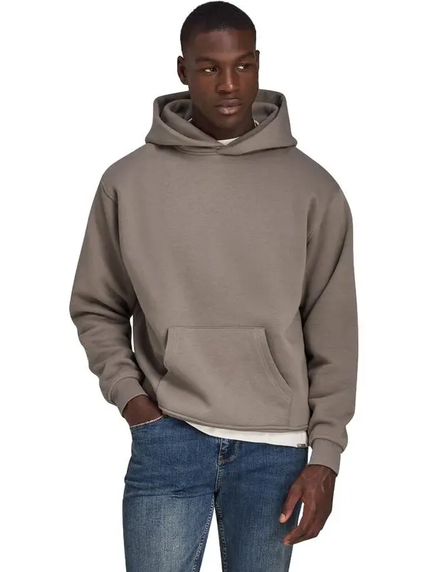 HERA Grafitti Print Oversized Hoodie - Marsh Grey