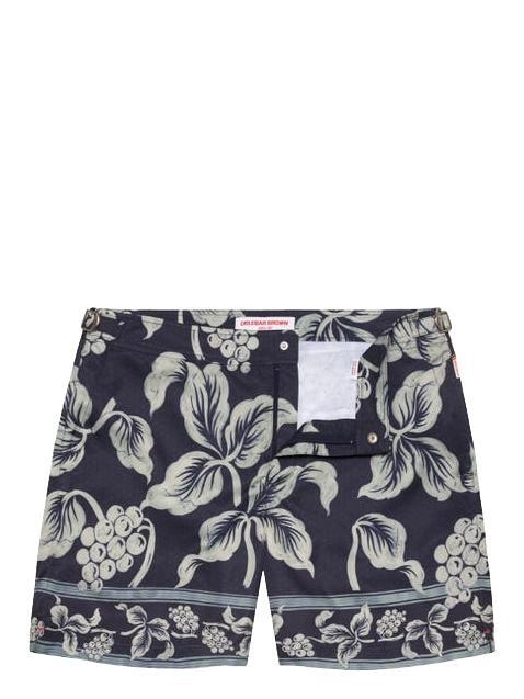 Orlebar Brown Bulldog Exclusive-print Mid-length Swim Shorts - Night Iris