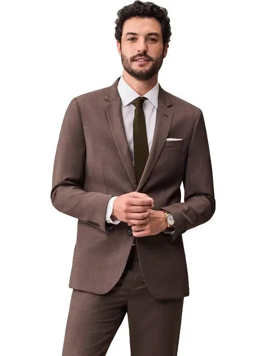 THE BLACK TUX Suit Jacket - Brown