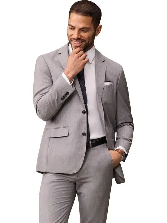 THE BLACK TUX Suit Jacket - Light Grey