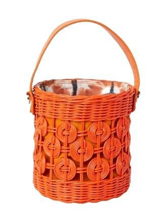 SARAH STEWART Maribella Bucket Bag - Orange