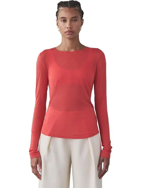 ARTEMIS DICIERO Dasha Longsleeve - Rouge