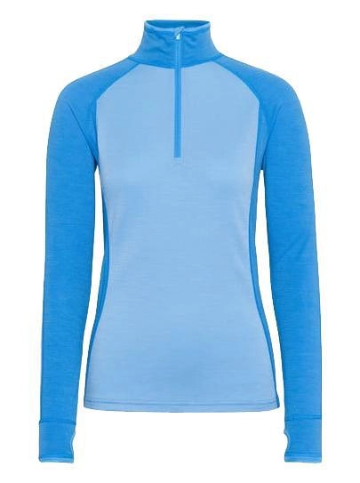 Kari Traa Mila 1/2-zip Baselayer Top - Ocean