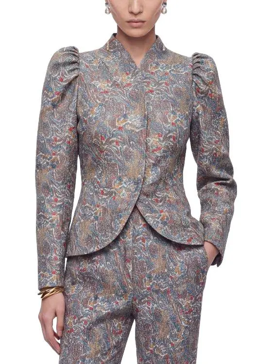 NOCTURNE Stand Collar Jacket - Yellow