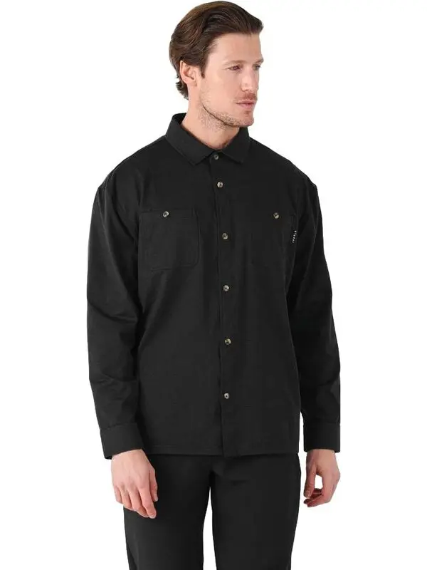 GLYDER Fairway Button Down - Black