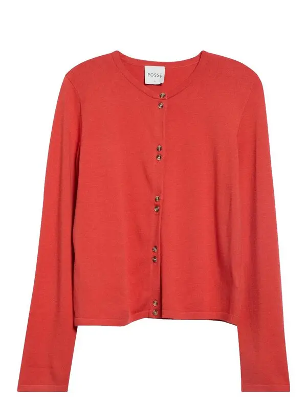 Posse Lexi Cardigan - Apple