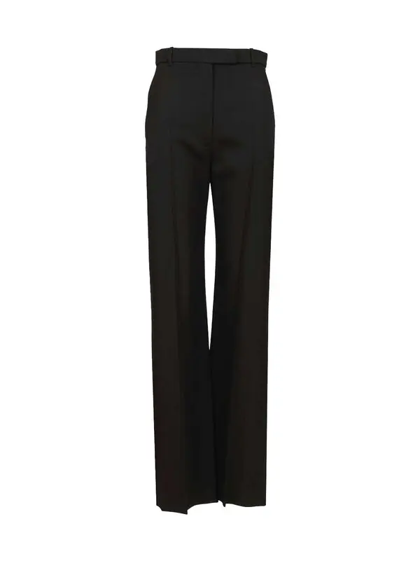 Alexander McQueen Tailored Straight-leg Trousers - Black