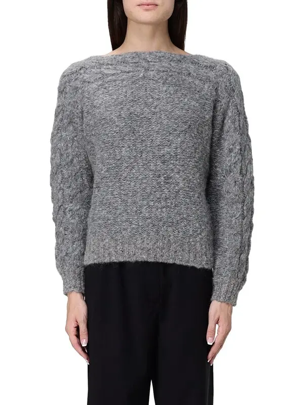 Isabel Marant Étoile Drop-shoulder Virgin Wool Crewneck Jumper - Grey