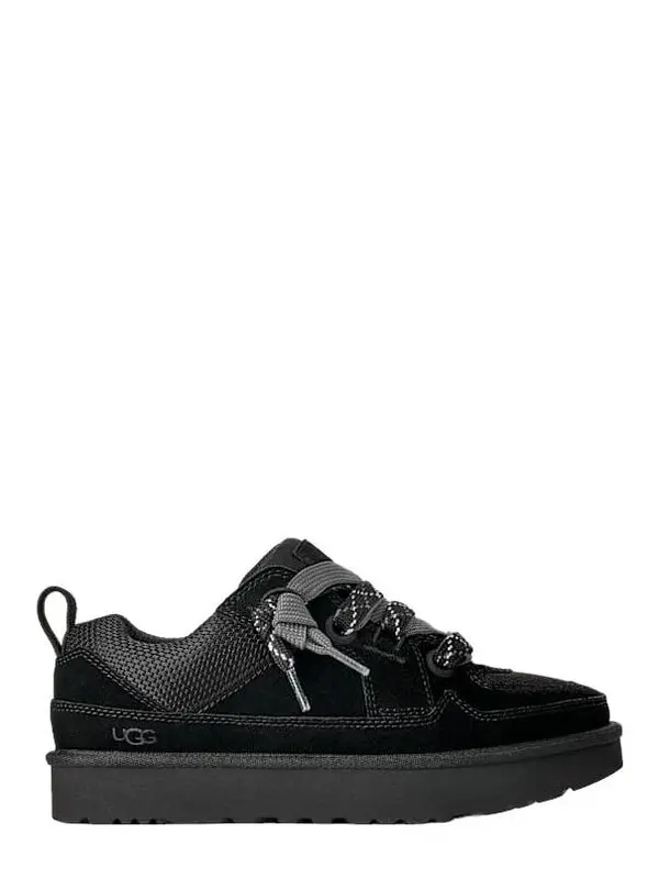 UGG Lo Lowmel Suede/textile/recycled Materials Shoes - Black