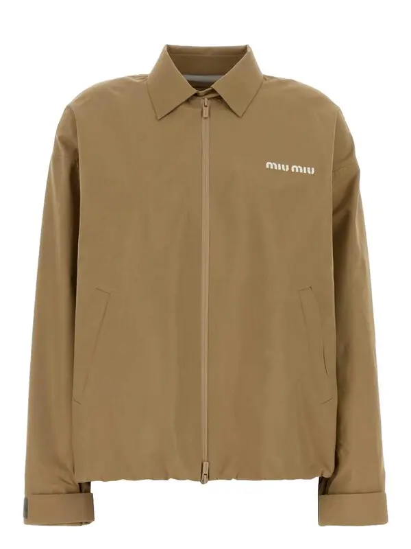 Miu Miu Recycled Technical Fabric Overshirt - Multicolor