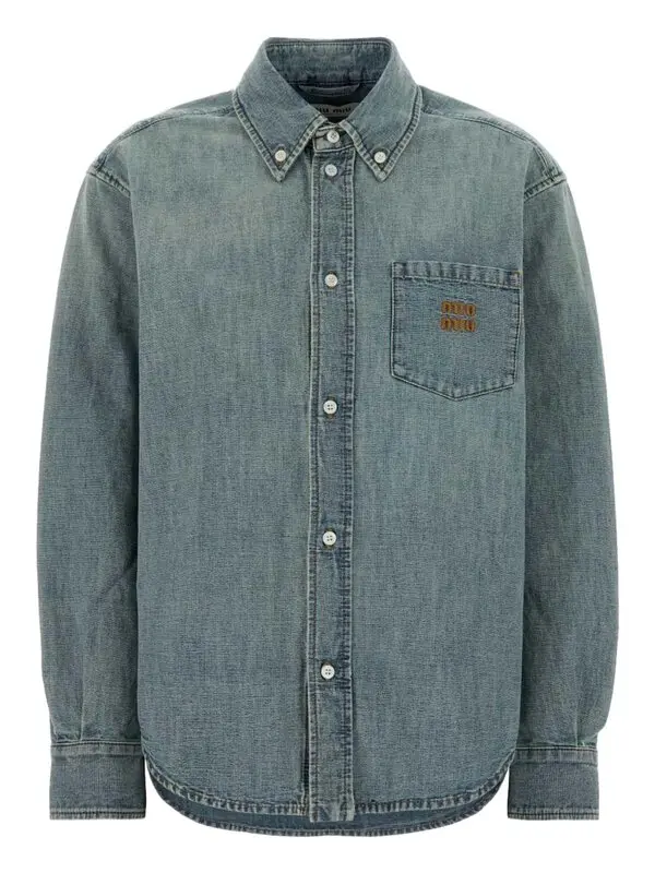Miu Miu Denim Shirt - Blue