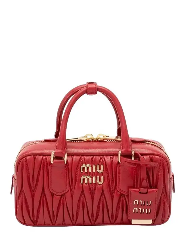 Miu Miu Arcadie` Matelassé Nappa Leather Bag - Multicolor