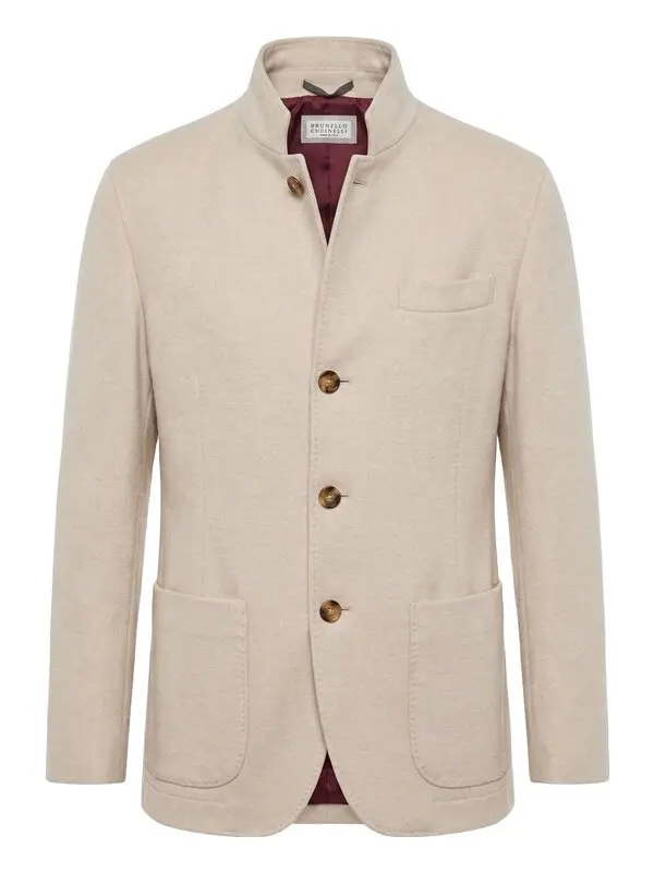 Brunello Cucinelli Lightweight Cashmere Outerwear Blazer - Multicolor
