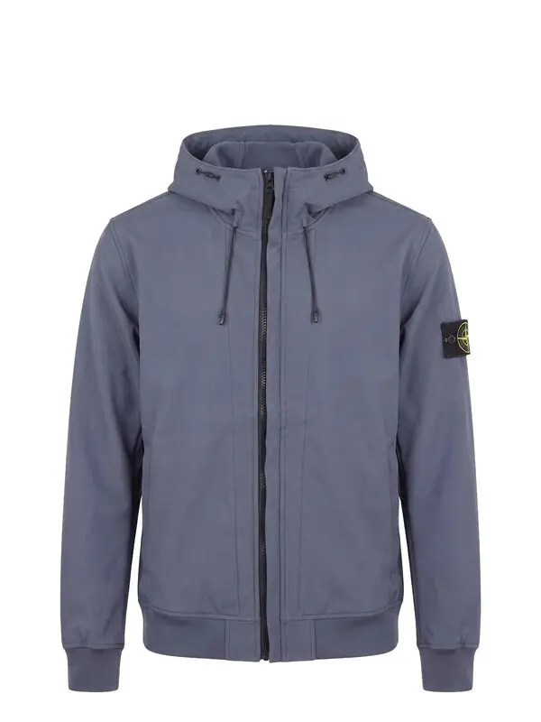 Stone Island Soft Shell-r_e.dye Biker Jacket - Multicolor
