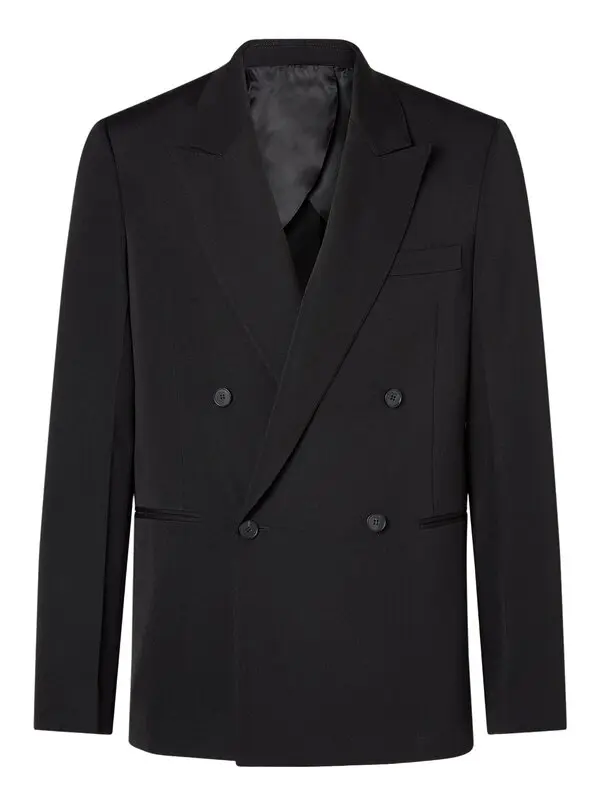 Fendi Blazer In Virgin Wool - Black