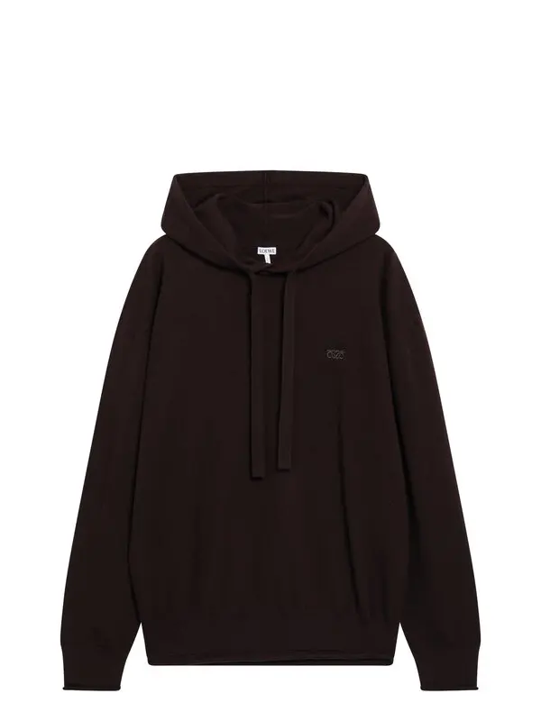 Loewe Dark Hooded Sweatshirt - Brown