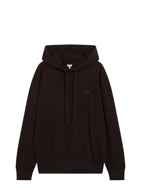 Loewe Dark Hooded Sweatshirt - Brown