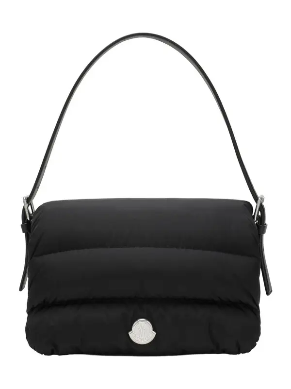 Moncler Caradoc Shoulder Bag In Nylon - Black
