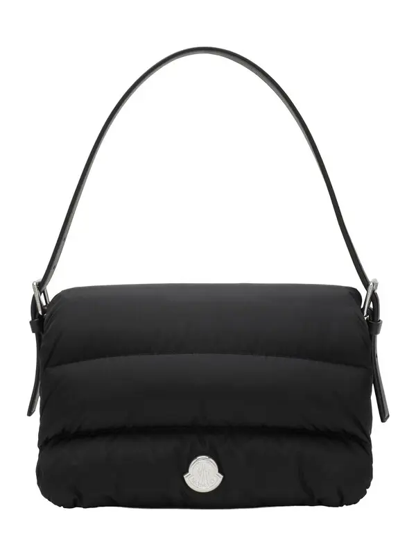 Moncler Caradoc Shoulder Bag In Nylon - Black