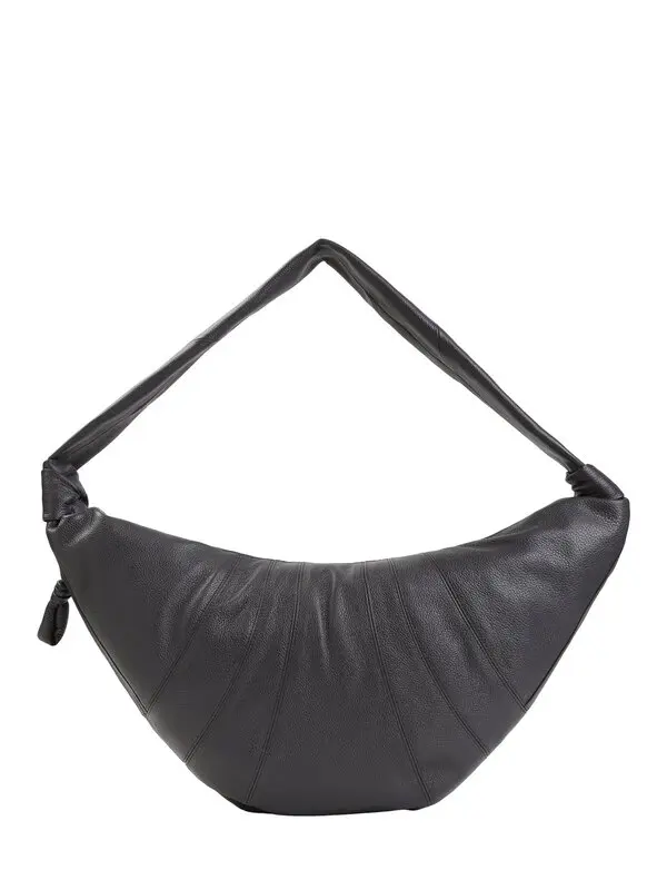 LEMAIRE Croissant Large Handbag - Brown