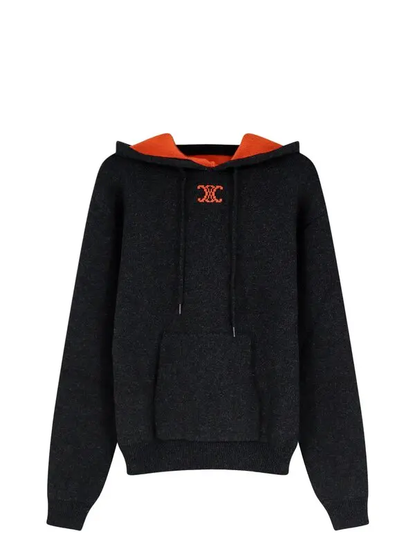 Celine Cashmere Blend Hoodie - Multicolor